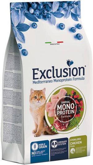 EXCLUSION MEDITERRANEO Gatto GIANT STERILIZED Pollo 1,5 kg