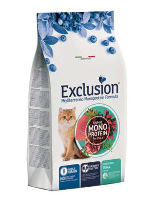EXCLUSION MEDITERRANEO Gatto STERILIZED Tonno 1,5 kg